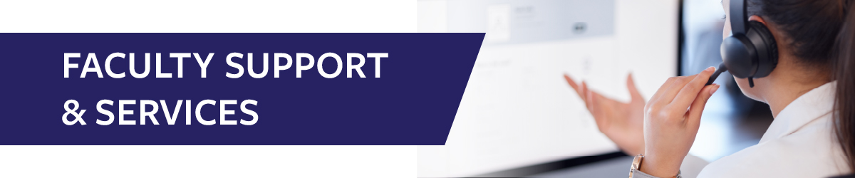 Supporting faculty teaching online/hybrid courses